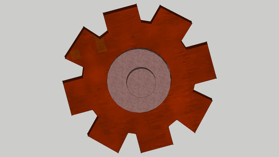 Rusty Gear | 3D Warehouse