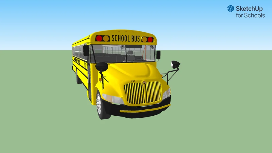 2007 Bluebird International SBCV Bus 131 | 3D Warehouse