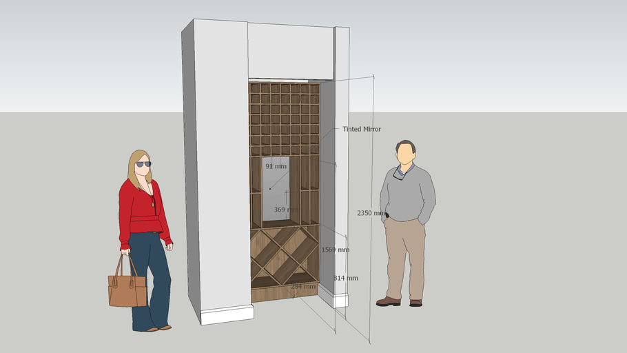 wine rack | 3D Warehouse