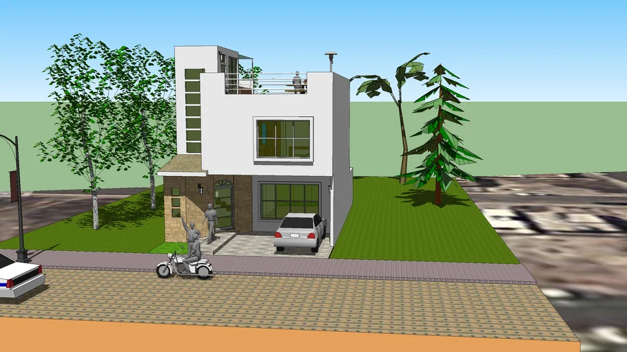 CASA HABITACION MODELO 'ACUARIO' | 3D Warehouse