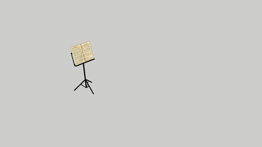 music stand | 3D Warehouse