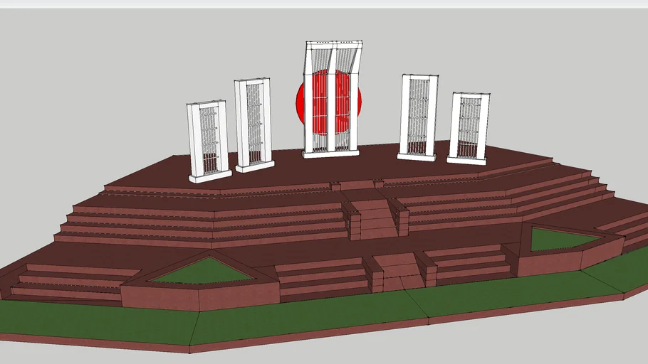 Shaheed Minar | 3D Warehouse