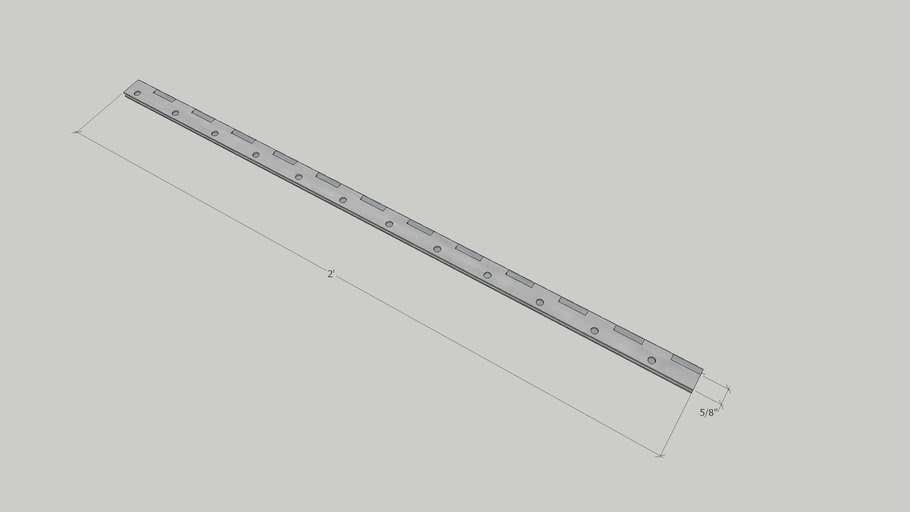 Piano Hinge | 3D Warehouse