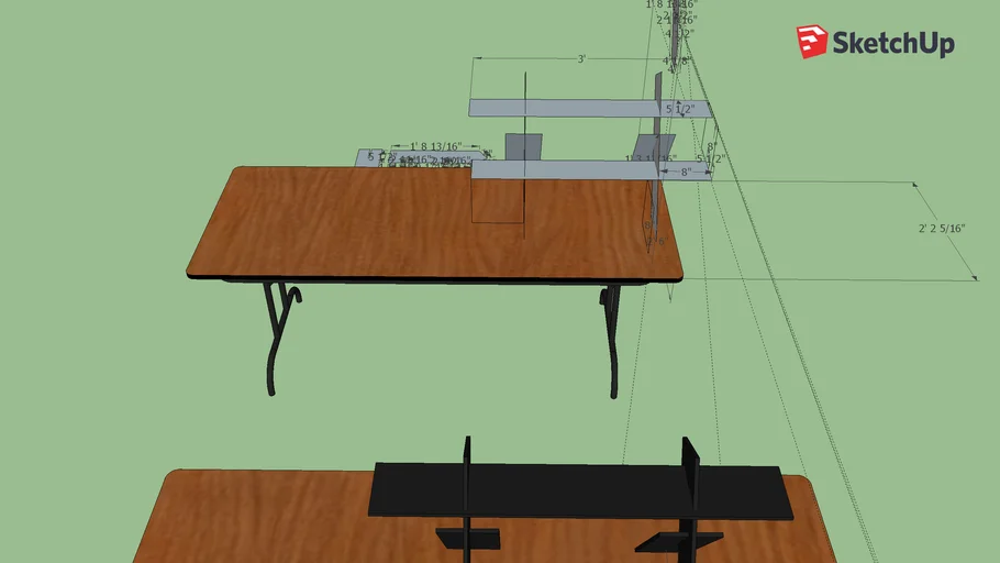 Tabletop display risers | 3D Warehouse