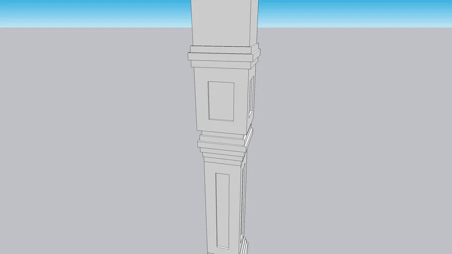 Railing Column By Lalzekia | 3D Warehouse