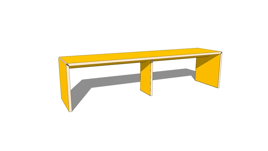 MARK Product Flag Dining Table 3000mm | 3D Warehouse