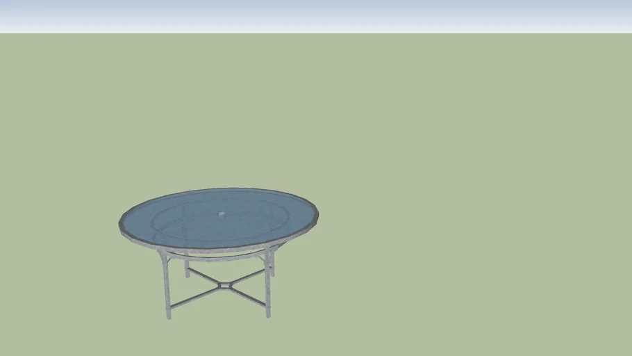 Glass top table | 3D Warehouse