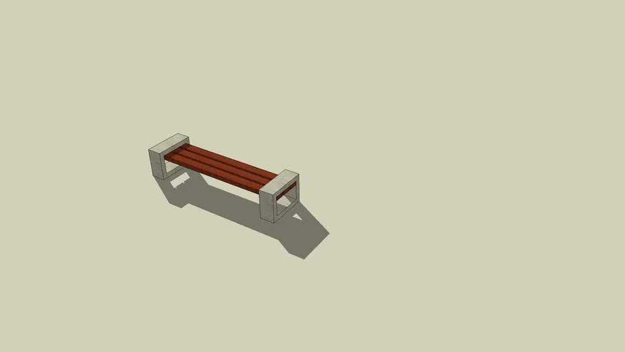 bench | 3D Warehouse