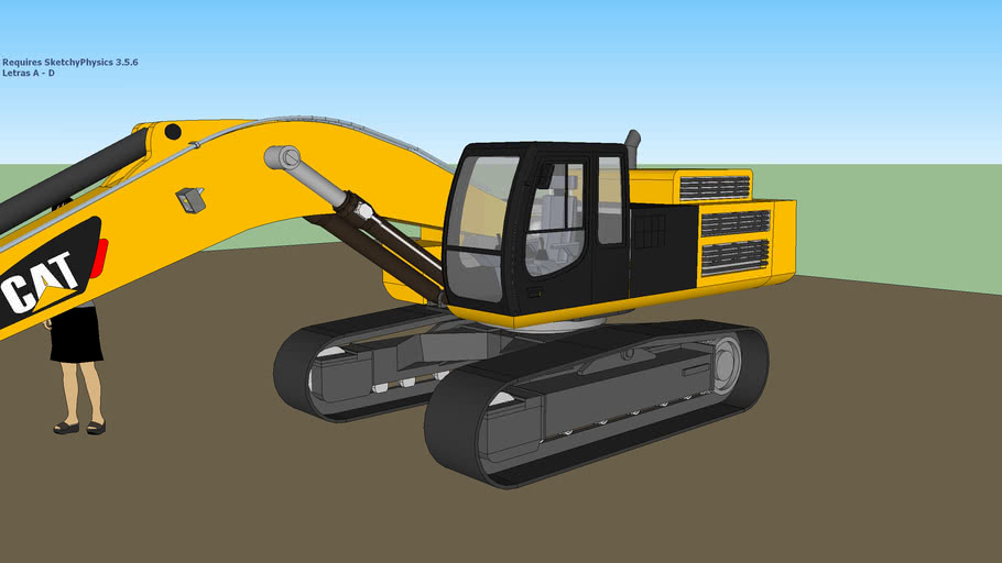 Caterpillar 374D | 3D Warehouse