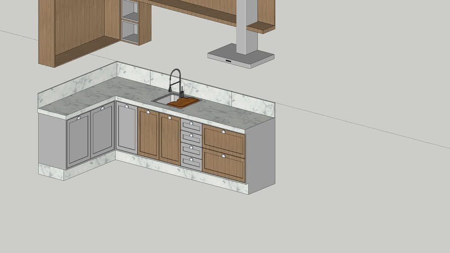Simple Kitchen | 3D Warehouse
