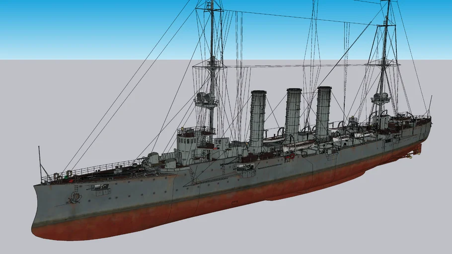 SMS Dresden (1907) | 3D Warehouse