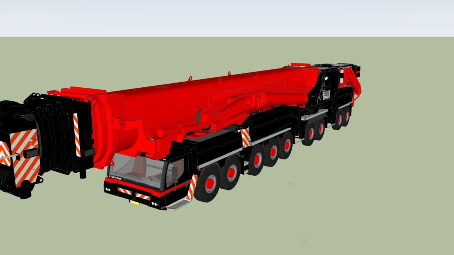 Liebherr LTM 11200 9.1 Mammoet | 3D Warehouse