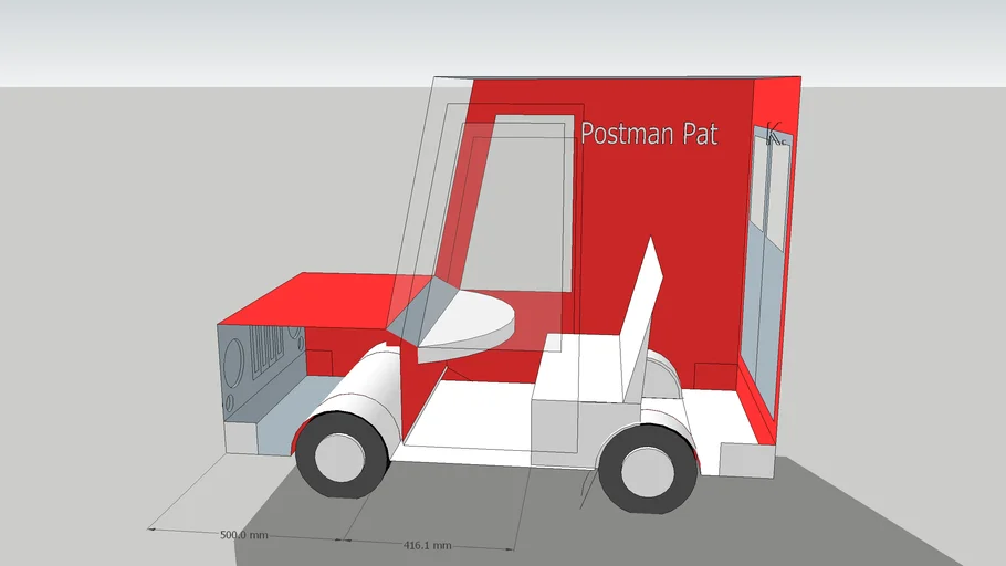 Postman car | 3D Warehouse