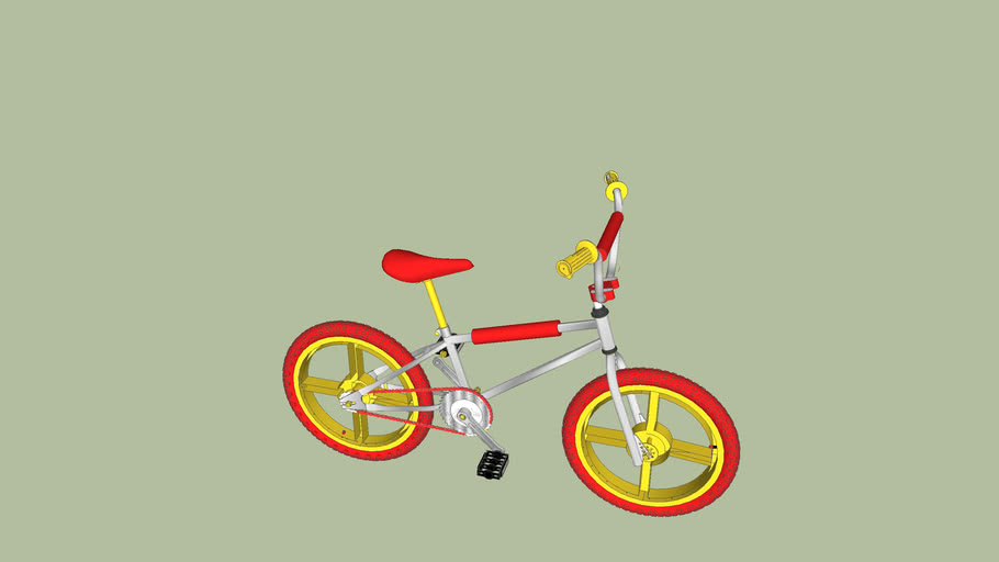 old bmx skyway tuffs mongoose redline | 3D Warehouse