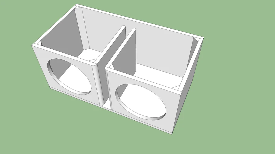 Ported Sub Box | 3D Warehouse