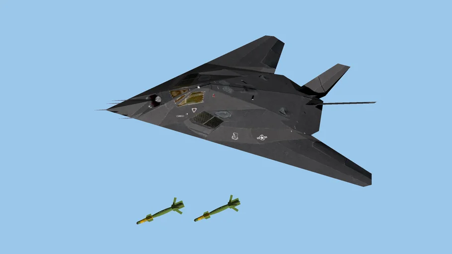 us_airforce+F117+stealth+bomber | 3D Warehouse