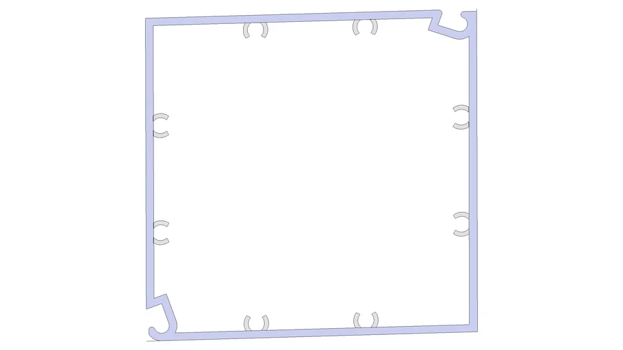 3x3 eave rail spc. | 3D Warehouse