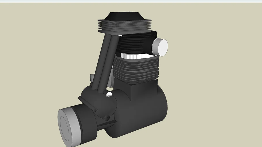 nitro 4 stroke engine | 3D Warehouse