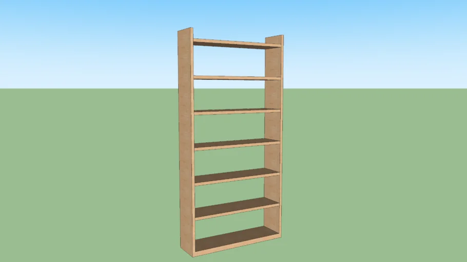 Wood Shelf 1 | 3D Warehouse