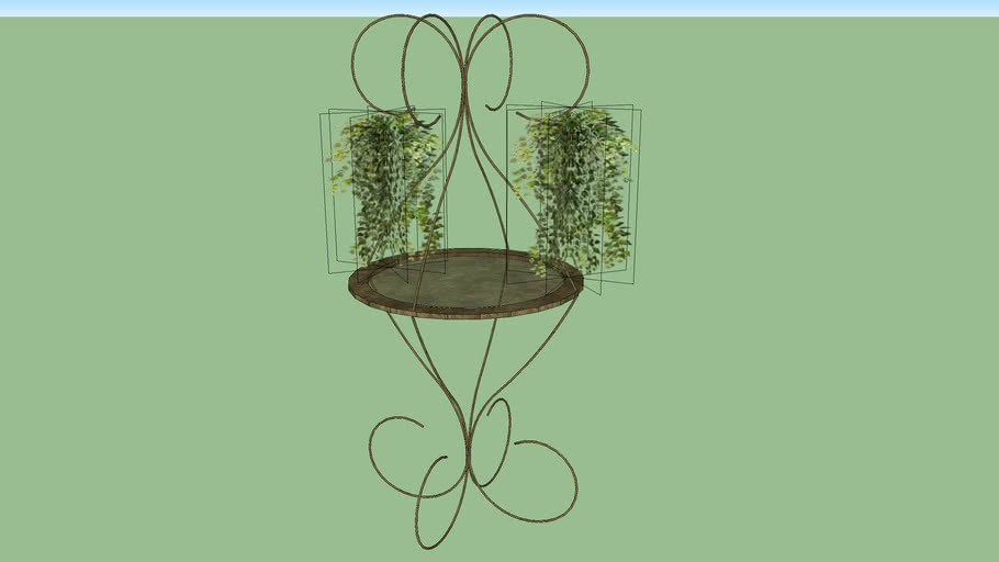 IRON PLANT TABLE | 3D Warehouse