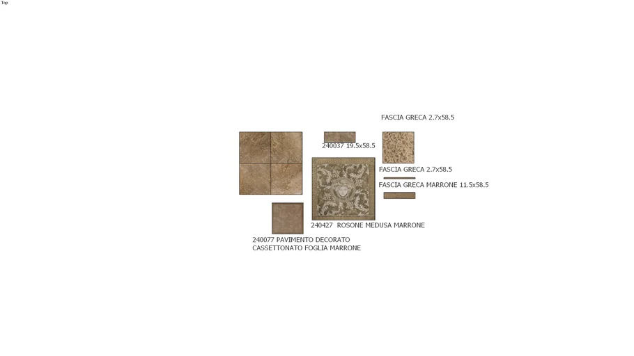 marrone versace tiles | 3D Warehouse