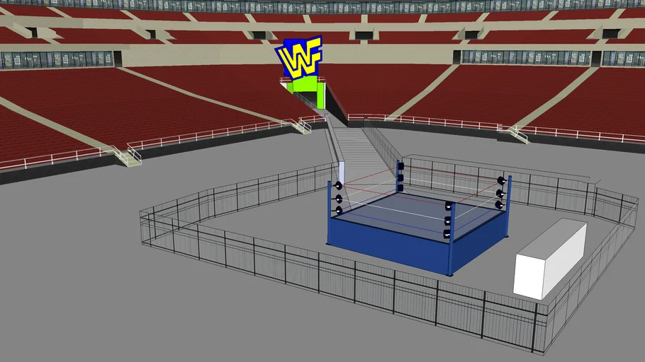 Classic WWE/WWF Arena | 3D Warehouse