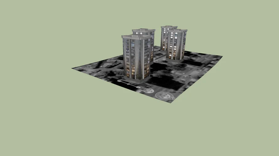 Soliteri Juzni Bulevar | 3D Warehouse