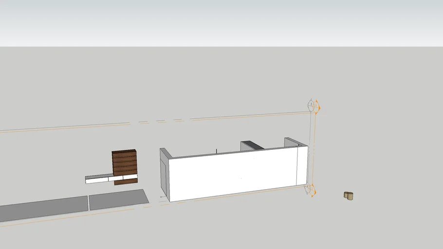 TV DESK SIMPLE FOR MINI APT. | 3D Warehouse