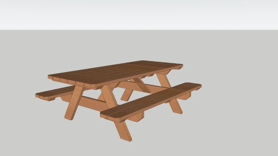 Picnic Table | 3D Warehouse