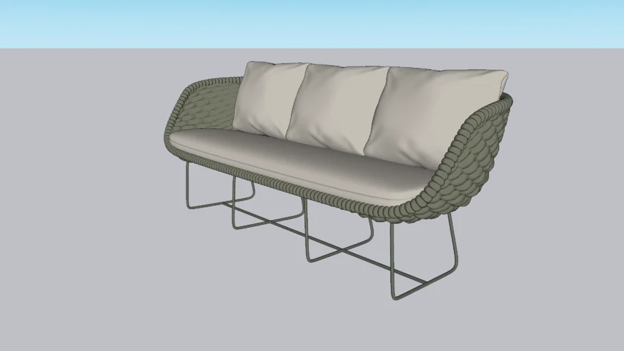 Trevi Sofá - Com Trama - Lovato | 3D Warehouse