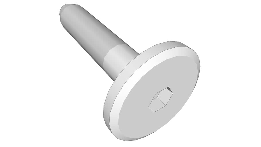 Knockdown screw | 3D Warehouse