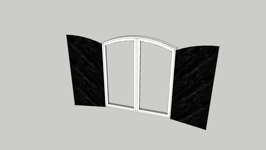 Curved Window (Double) | 3D Warehouse