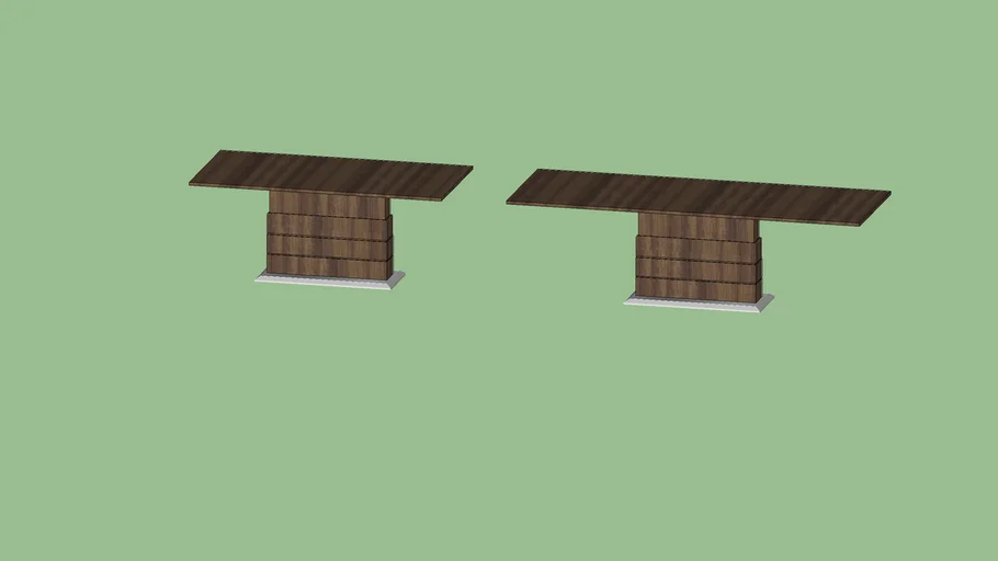 Scan Design Level Dining Table | 3D Warehouse