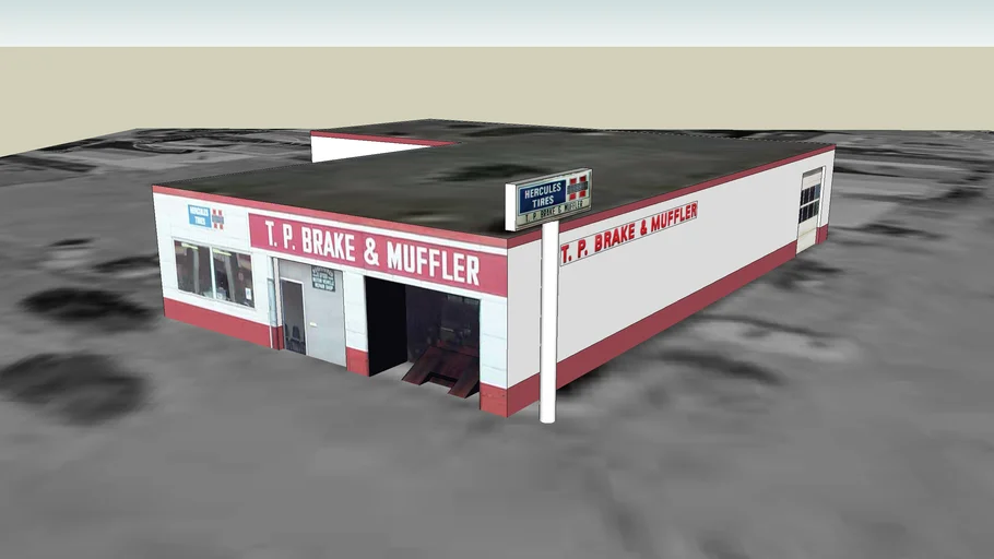 T.P. Brake & Muffler | 3D Warehouse