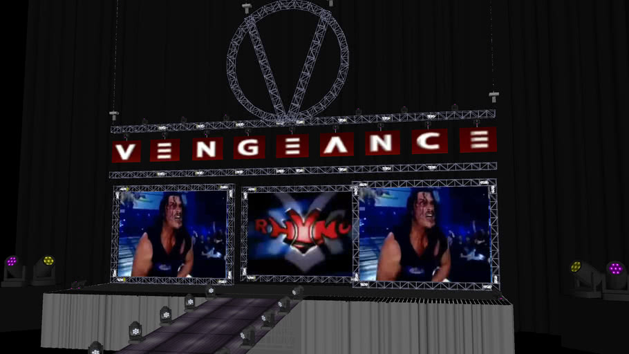 WWE Vengeance 2004 (High Detail Stage Model) | 3D Warehouse