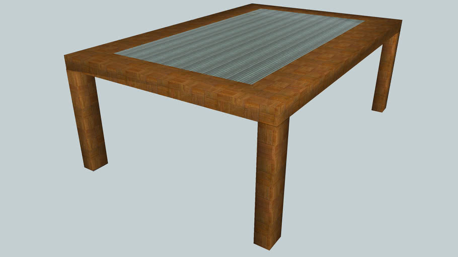 Wooden Table | 3D Warehouse