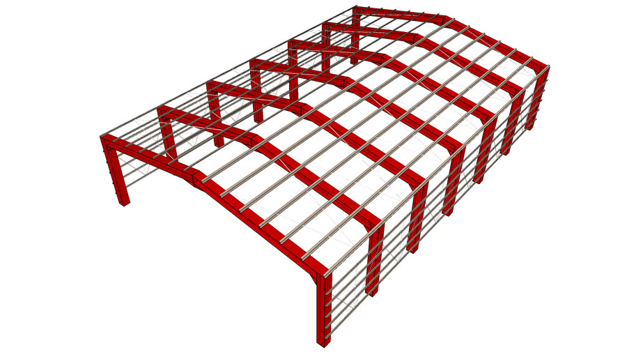 Portal Frames(Standard Span) | 3D Warehouse