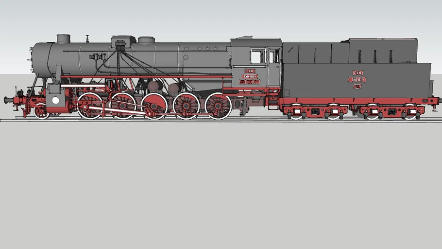 Steam Train 1 | 3D Warehouse