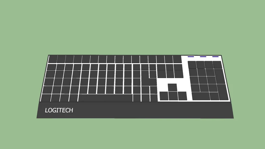 Keyboard/Тастатура (Logitech) | 3D Warehouse