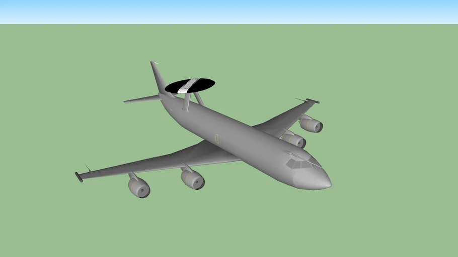 BOEING E3A Sentry (AWACS) | 3D Warehouse