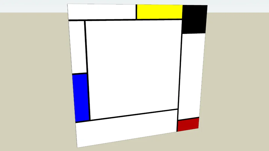 Cuadro MONDRIAN | 3D Warehouse