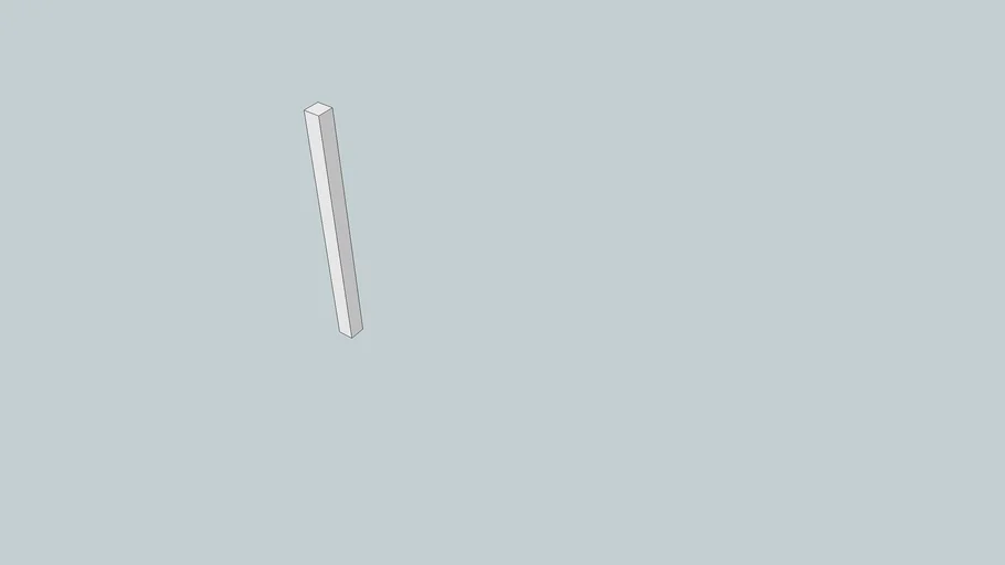 Signage post POST001 | 3D Warehouse