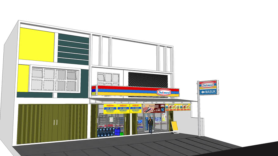 Indomaret | 3D Warehouse