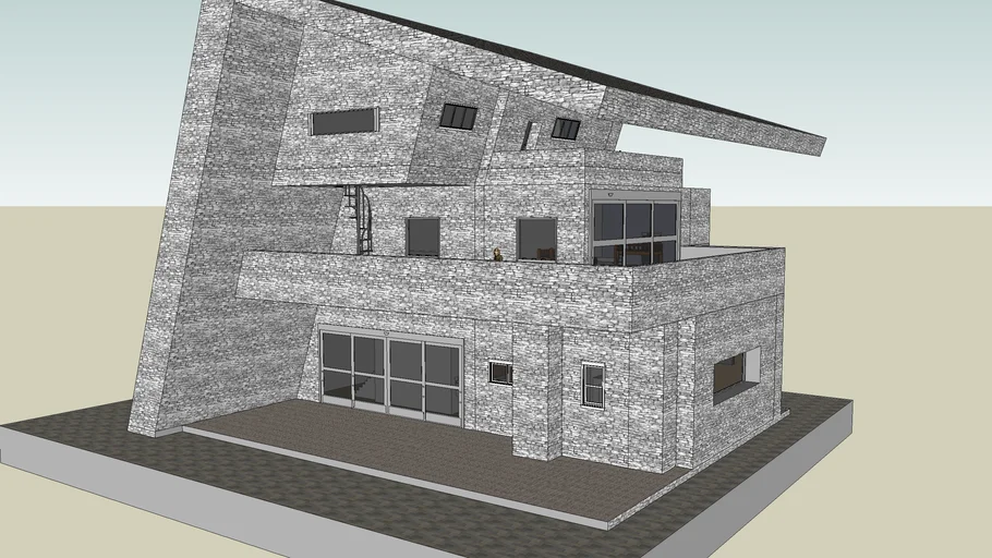 gray house | 3D Warehouse