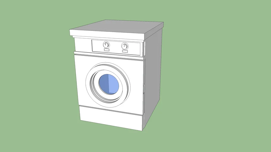 A washing machine | 3D Warehouse
