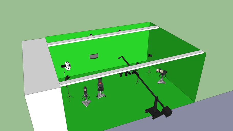 Green screen studio | 3D Warehouse