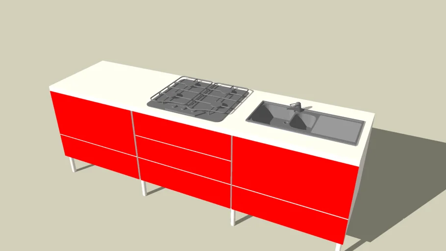 Small kitchen | 3D Warehouse