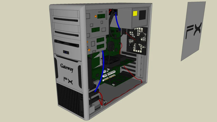 Gateway FX Computer | 3D Warehouse