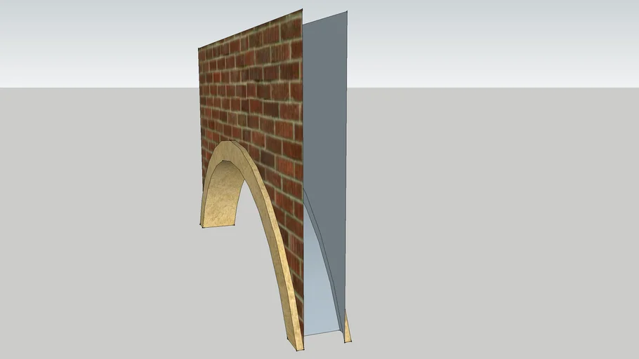 Brick Arch w/ Stone Trim | 3D Warehouse