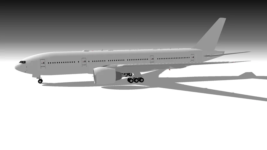 Boeing 777-200LR Template | 3D Warehouse